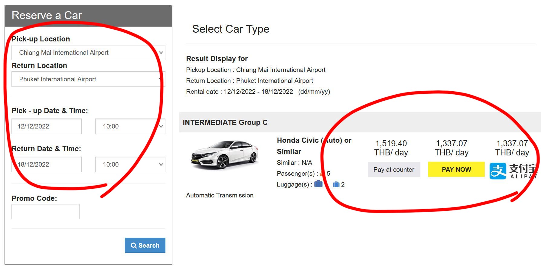 Cheap Car Rental Tips & Tricks In Chiang Mai